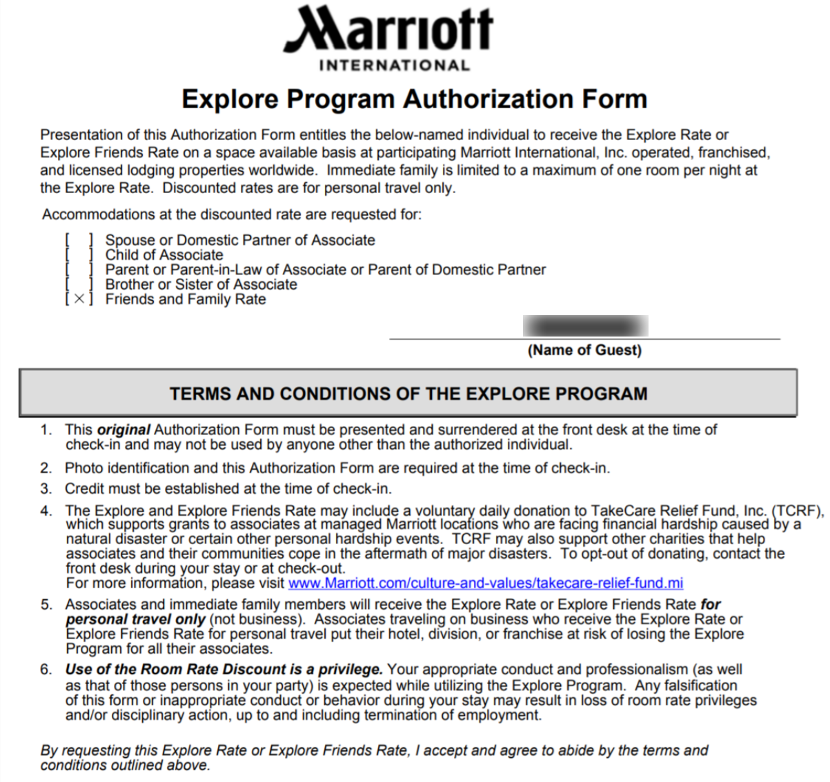 Explore By Marriott Bonvoy: Marriott Friends And Family Rate (MMF)